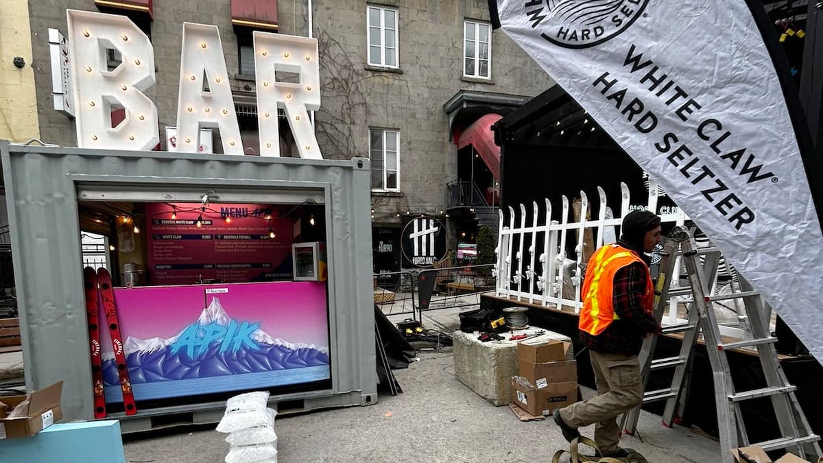 "It's Stupid": A Temporary Bar Is Installed In Montreal… In Front Of An ...